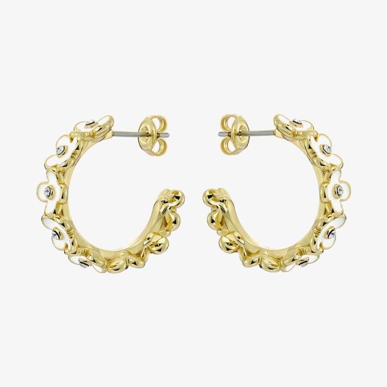 Ted Baker TBJ4144-02-08 Garvi Flower Garland Hoop Earrings - thbaker.co.uk