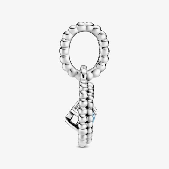 PANDORA 798854C07 December Birthstone Heart Dangle Charm - thbaker.co.uk