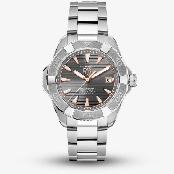 TAG Heuer WBP1190.BZ0003 Aquaracer Solargraph 200 Grey Dial Watch ...