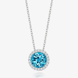 Tivon PW-0849-BT 18ct Gold Brilliant 0.07ct Necklace - thbaker.co.uk
