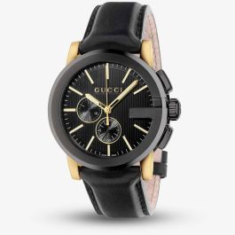 Gucci YA101203 G-Chrono Chronograph Black Mens Watch - thbaker.co.uk