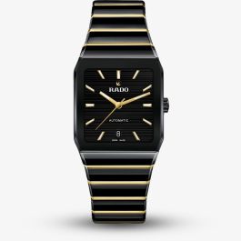 Rado R10200152 Unisex Anatom Automatic Black & Gold Watch - thbaker.co.uk