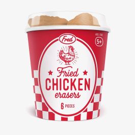 Fred Fried Chicken Erasers - thbaker.co.uk