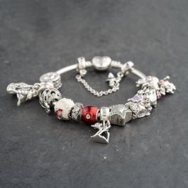 Second Hand Pandora Silver Multi Stone Pandora 16 Assorted Disney ...