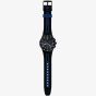 Swatch SUSB406 Chronograph Black Dial Watch - thbaker.co.uk