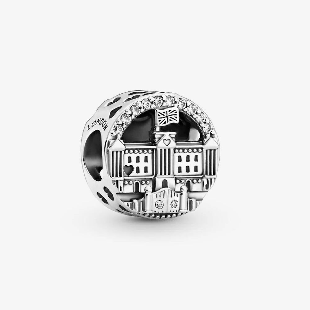 PANDORA 799382C01 Sparkling Buckingham Palace Charm - thbaker.co.uk