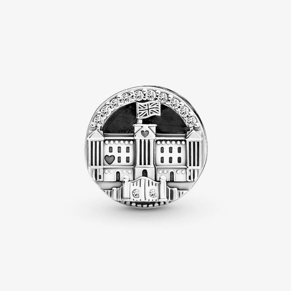 PANDORA 799382C01 Sparkling Buckingham Palace Charm - thbaker.co.uk