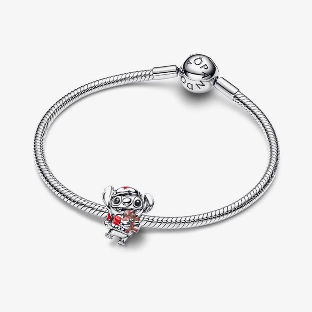 PANDORA 794377C01 Disney Stitch Christmas Charm - thbaker.co.uk