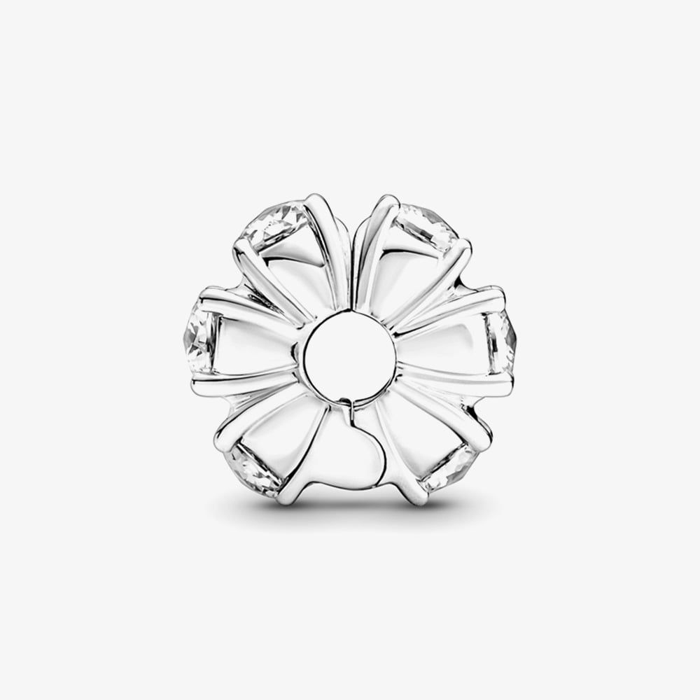 PANDORA 790046C01 Long Pronged Sparkling Clip Charm - thbaker.co.uk