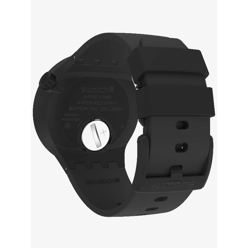 Swatch SB03B100 Bioceramic Skeleton Dial Watch - thbaker.co.uk