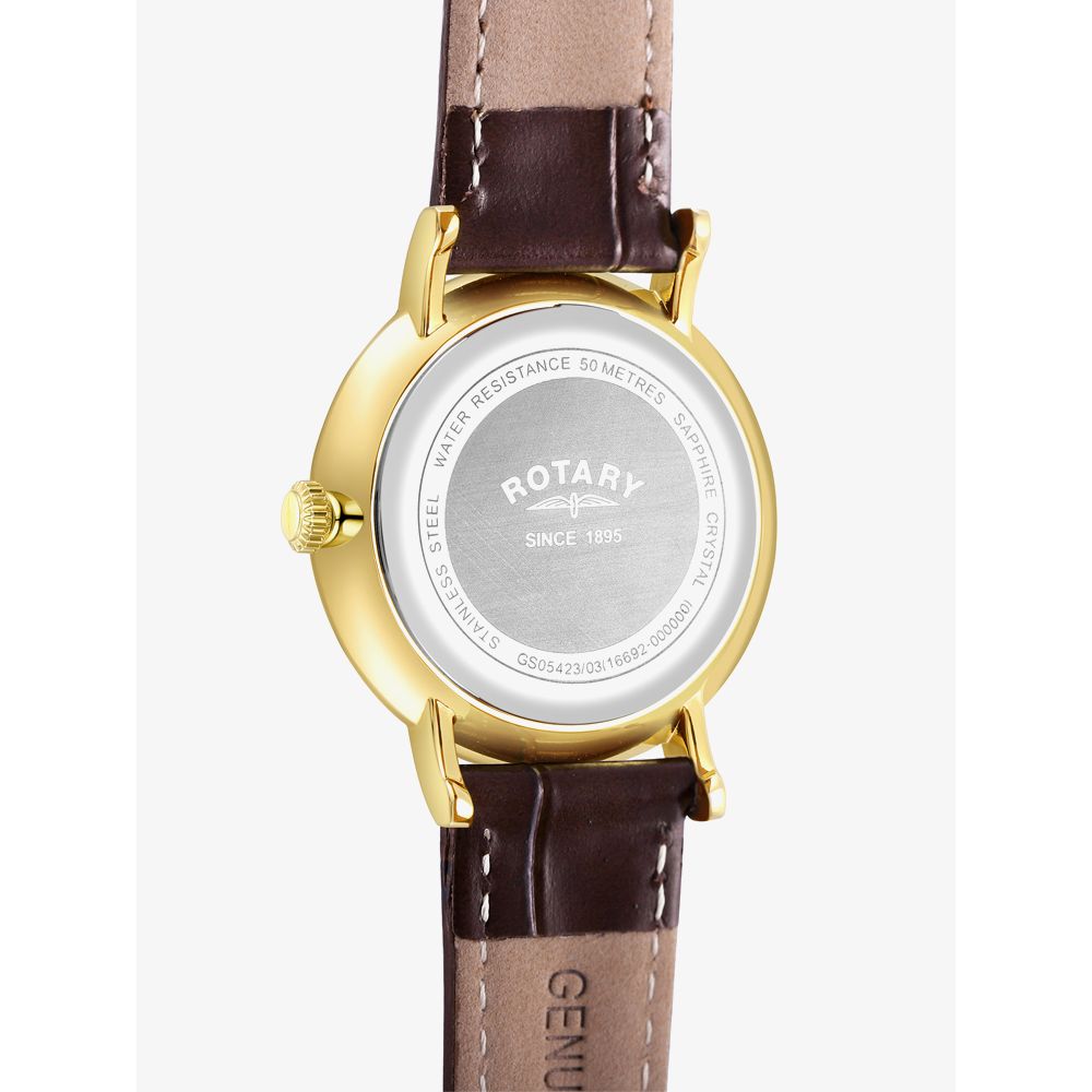 Rotary GS05423/03 Champagne Dial Mens Watch - thbaker.co.uk