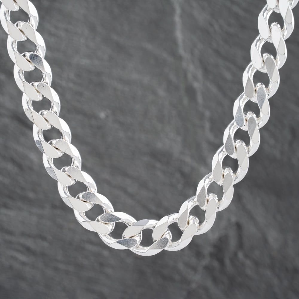 Second Hand Silver Heavy Duty 20 Inch Curb Chain 41251442 - thbaker.co.uk