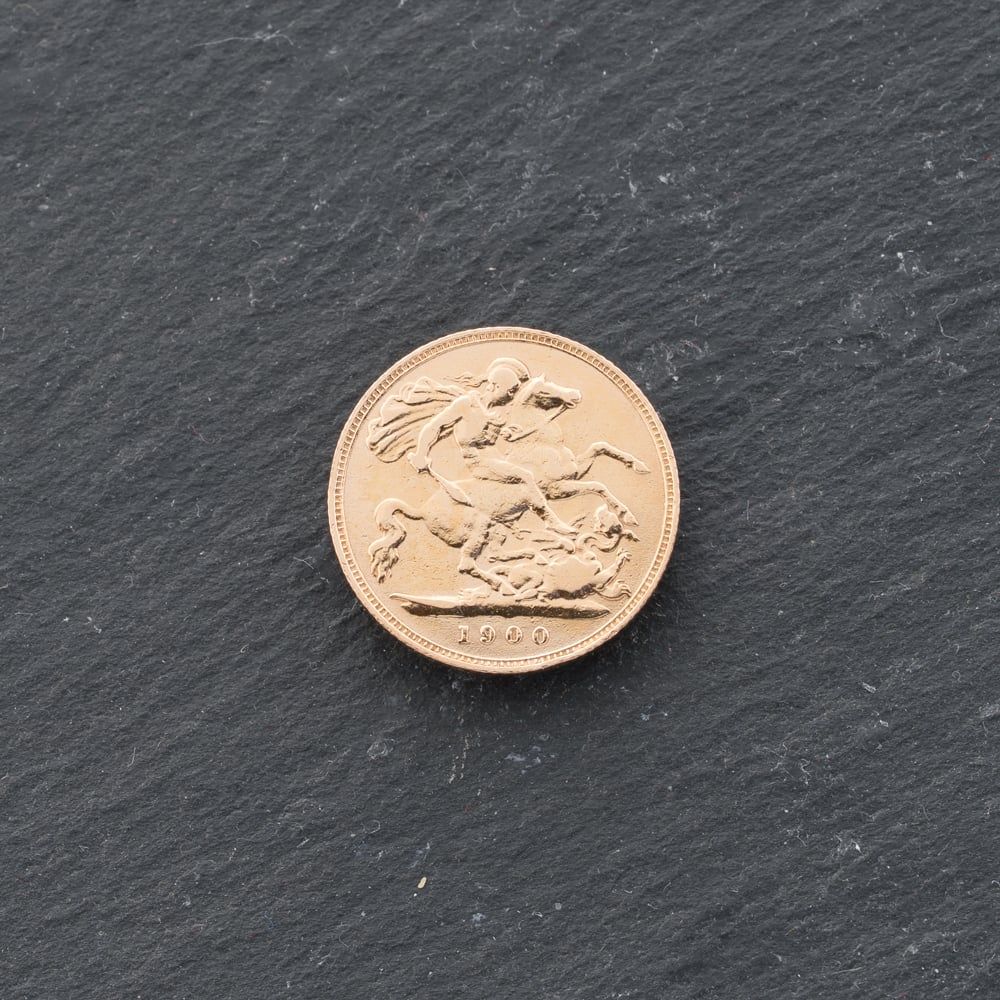 Second Hand 22ct Yellow Gold 1900 Queen Victoria Full Sovereign Coin ...