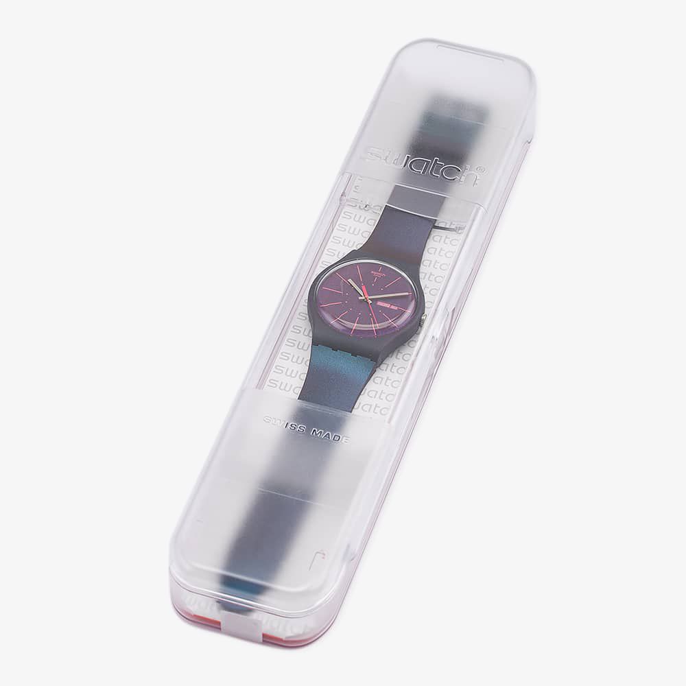 Swatch SS08K102-S14 White Dial Watch - thbaker.co.uk