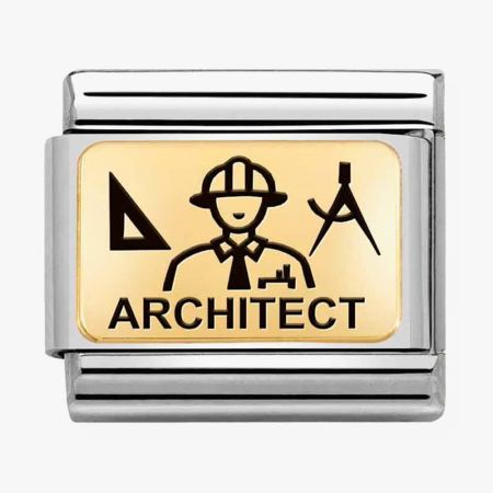 Nomination 030166/20 CLASSIC Composable Plates Architect Charm ...