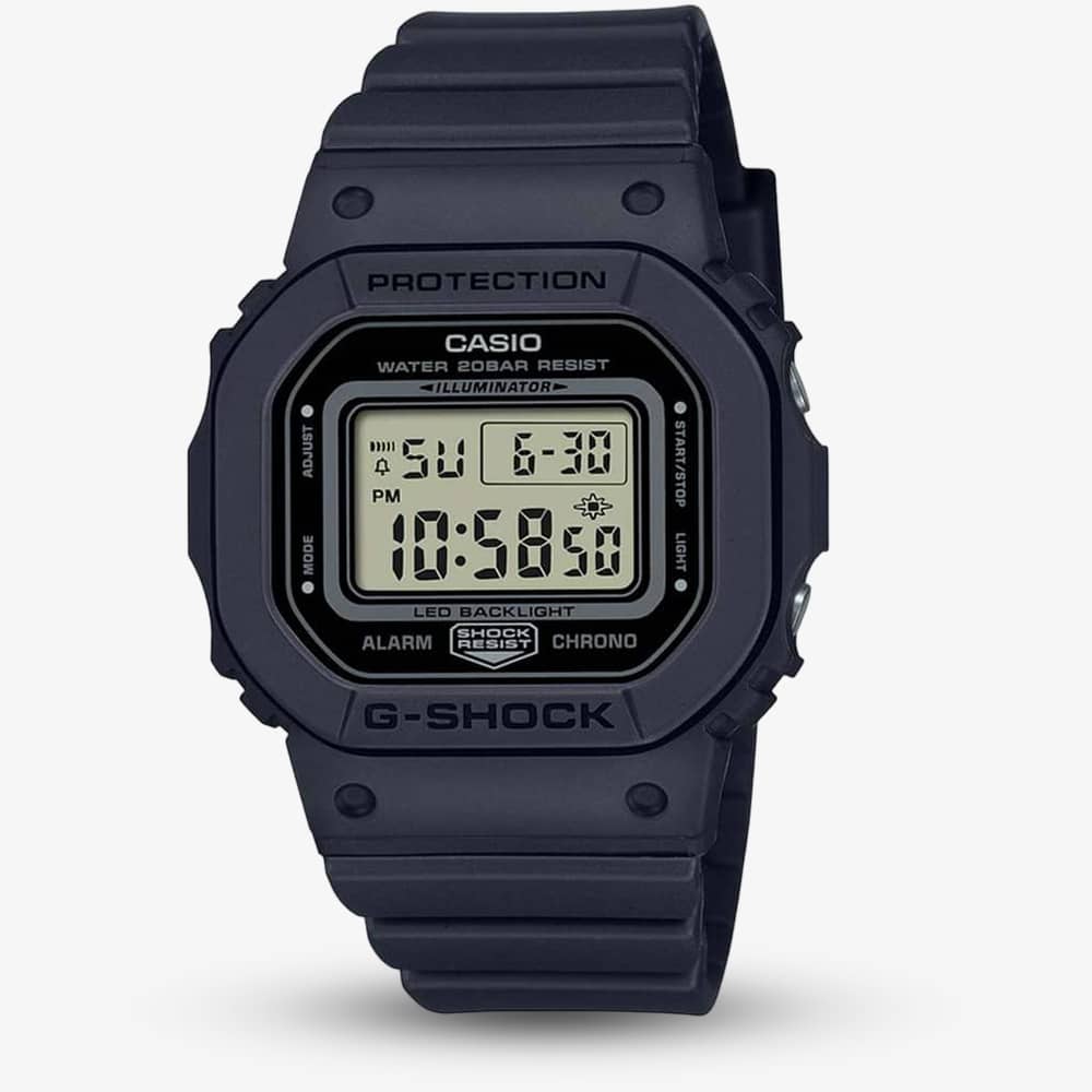 Casio GMD-S5600BA-1ER G-Shock Black Resin Digital Watch - thbaker.co.uk