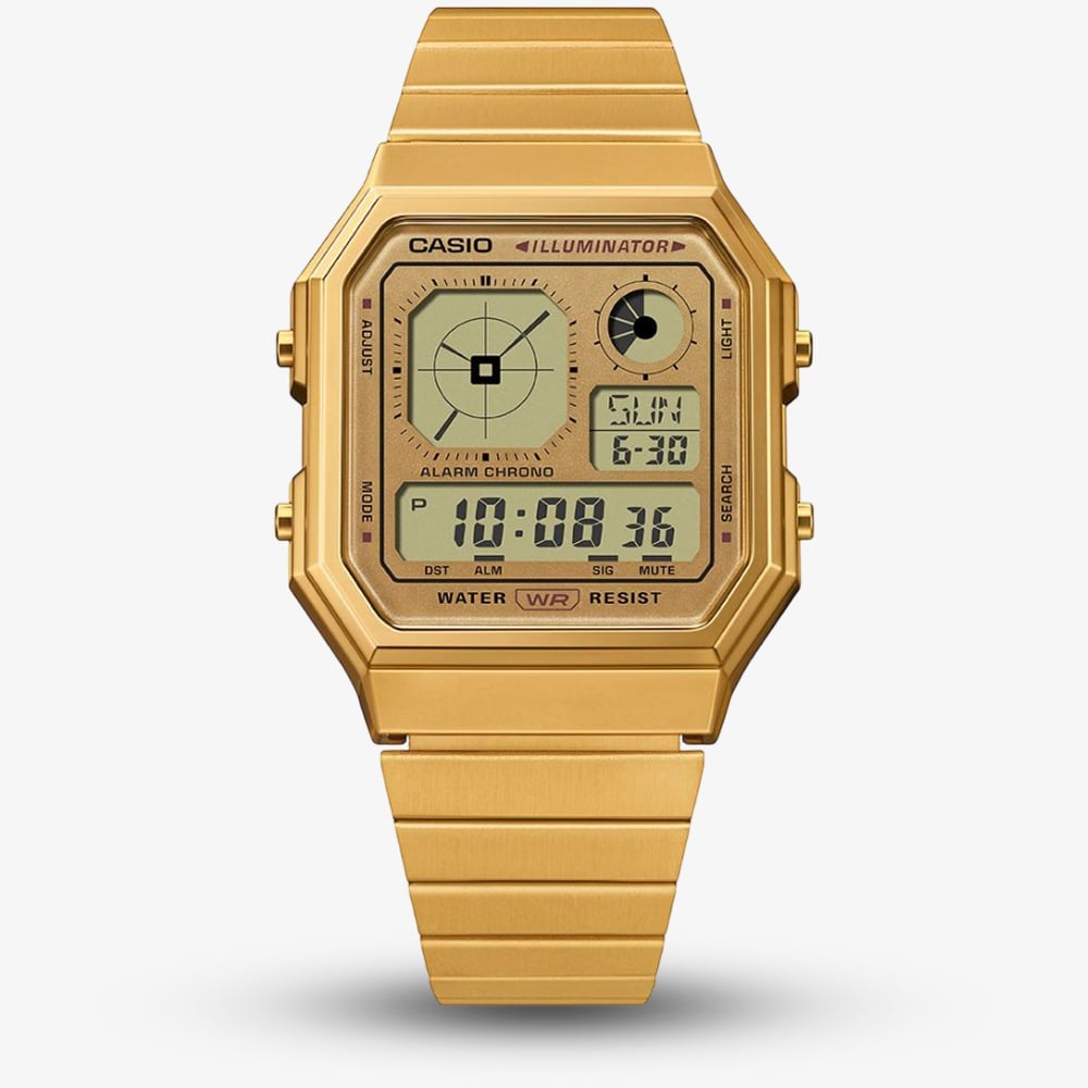 Casio A130WEG-9AEF Unisex Vintage Collection Gold Digital Watch ...
