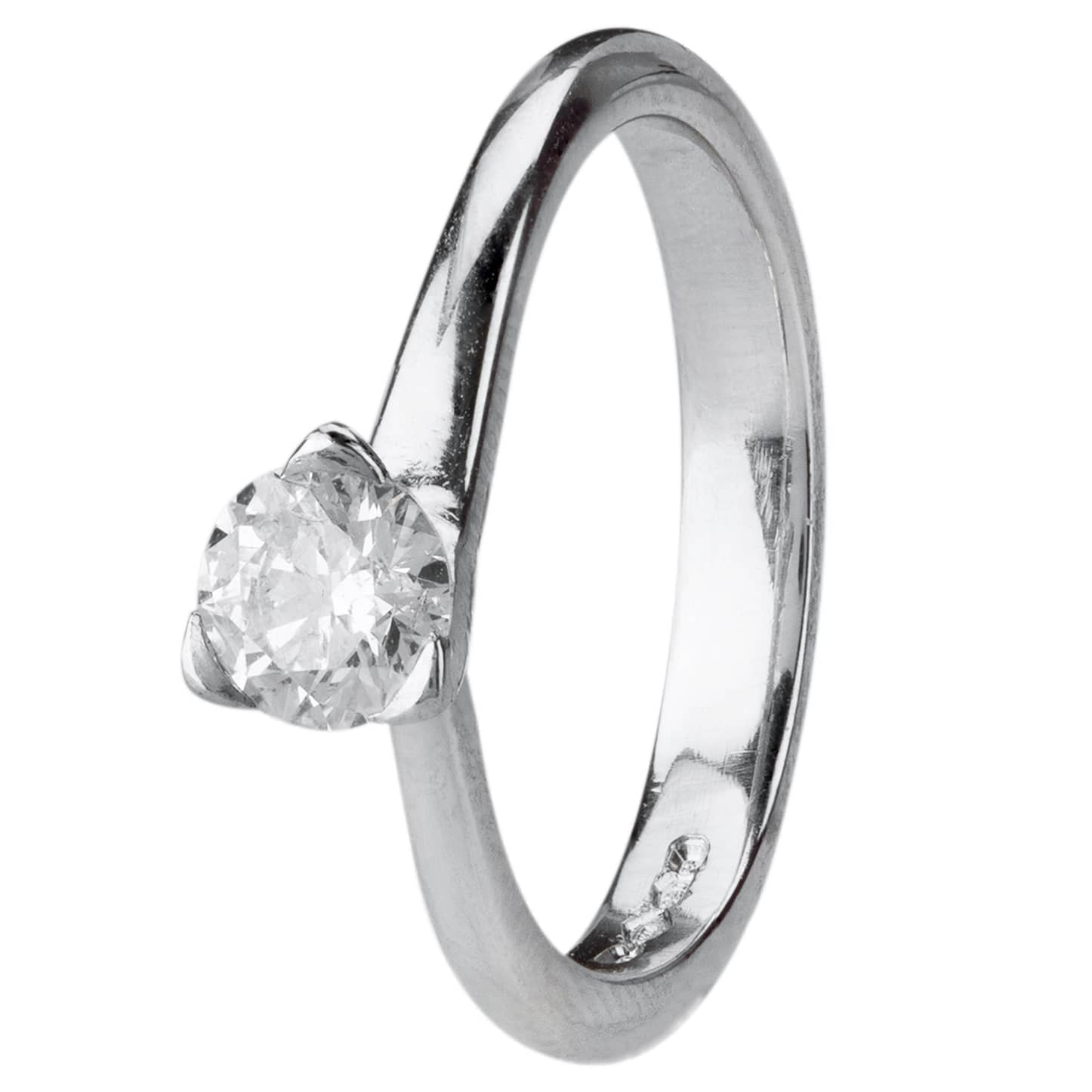 Second Hand Platinum 0.56ct Diamond Solitaire Ring 4112077 | T.H. Baker ...