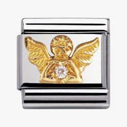 Nomination 430101/14 CLASSIC Rose Gold Angel Charm - thbaker.co.uk