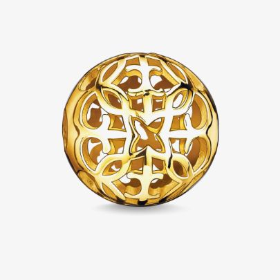 THOMAS SABO Gold Plated Open Work Arabesque Bead K0056-413-12 - thbaker ...