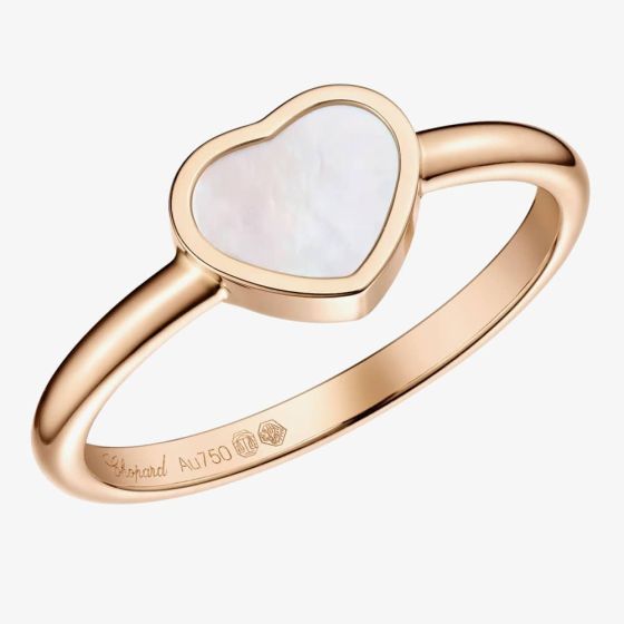Chopard 82A086-5309 My Happy Hearts 18ct Rose Gold Ring - thbaker.co.uk