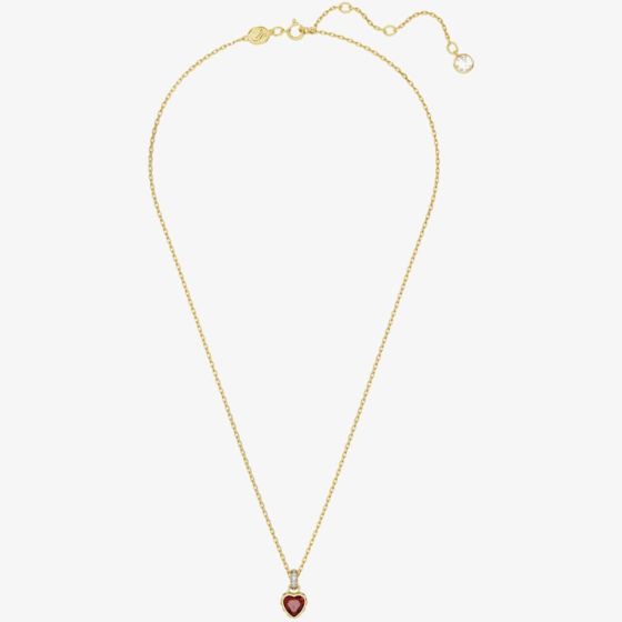Swarovski 5648750 Stilla Gold Plated Heart Pendant Necklace - thbaker.co.uk