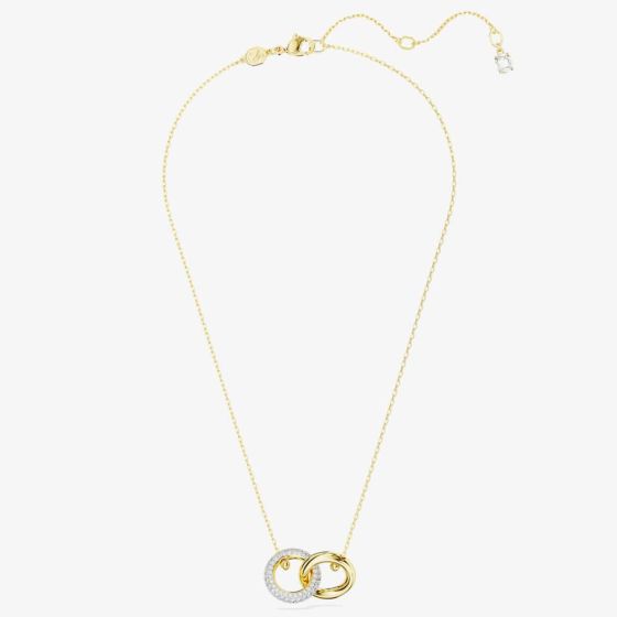 Swarovski 5668820 Dextera White Interlocking Loop Necklace - thbaker.co.uk