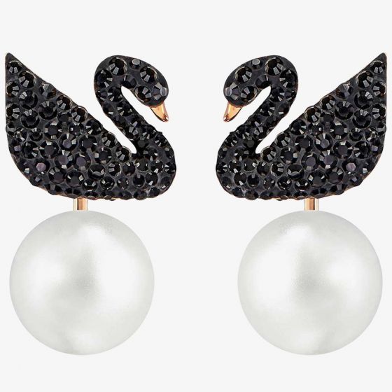 Swarovski 5193949 Iconic Swan Pierced Earring Jackets - thbaker.co.uk