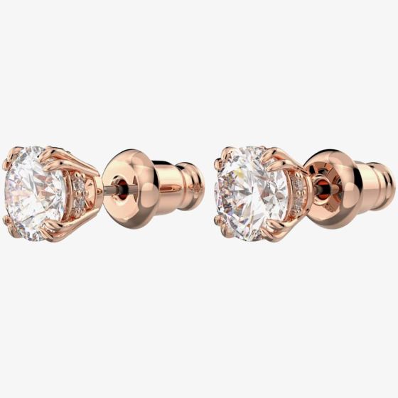 Swarovski Constella Rose Gold-Plated Stud Earrings 5638801 - thbaker.co.uk
