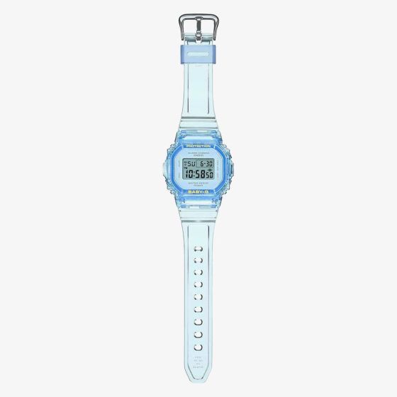 Casio BGD-565SJ-2ER Baby-G Transparent Blue Watch - thbaker.co.uk