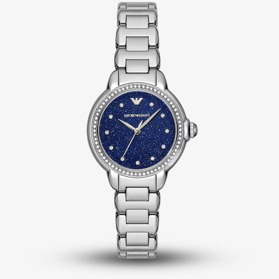 Emporio Armani AR11630 Ladies Mia Starry Night Blue Watch - thbaker.co.uk