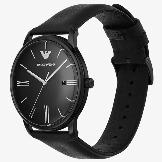 Emporio Armani AR11573 Minimalistic Black Mens Watch - thbaker.co.uk