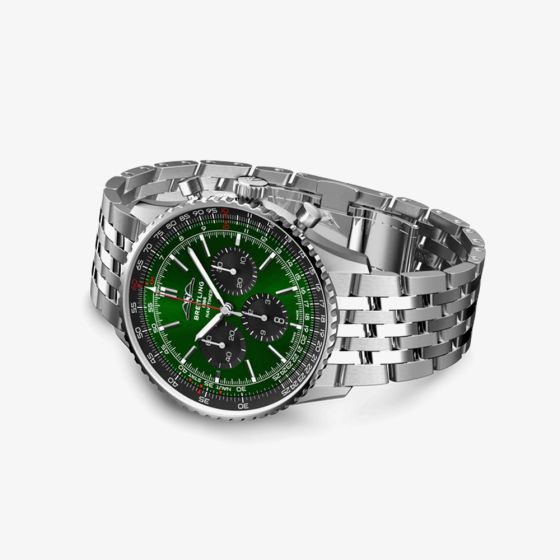 Breitling AB0137241L1A1 Navitimer Green Mens Watch - thbaker.co.uk