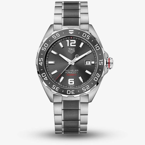TAG Heuer WAZ2011.BA0843 Formula 1 Grey Dial Mens Watch - thbaker.co.uk