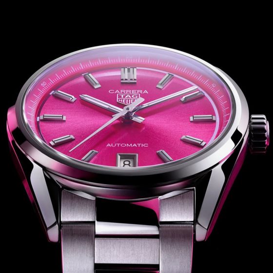 TAG Heuer Carrera Date Pink Dial Watch WBN2313.BA0001 | T.H. Baker ...