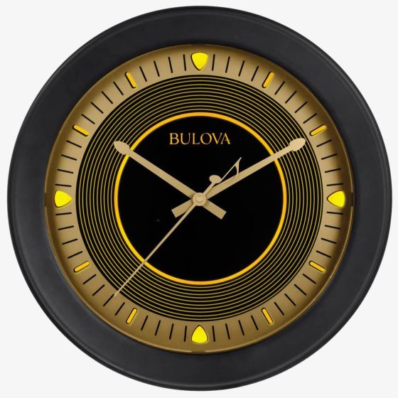 Bulova Long Play Stereo 17" Bluetooth Wall Clock C4861 - thbaker.co.uk
