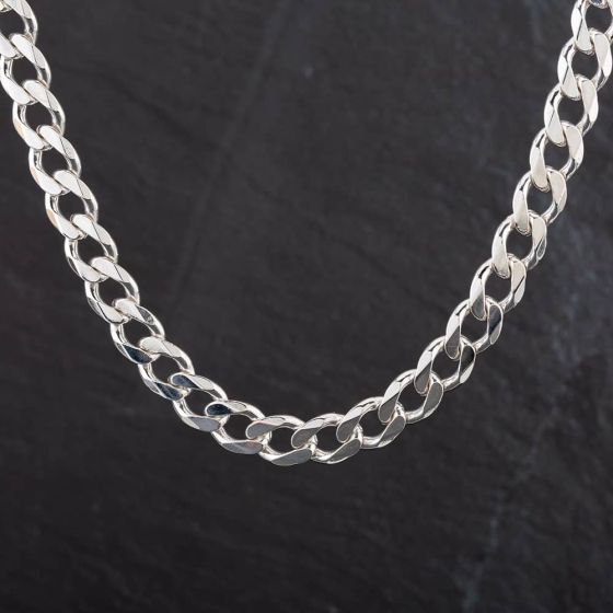 Second Hand Silver 22 Inch Curb Chain 4125617 | T.H. Baker Family Jewellers