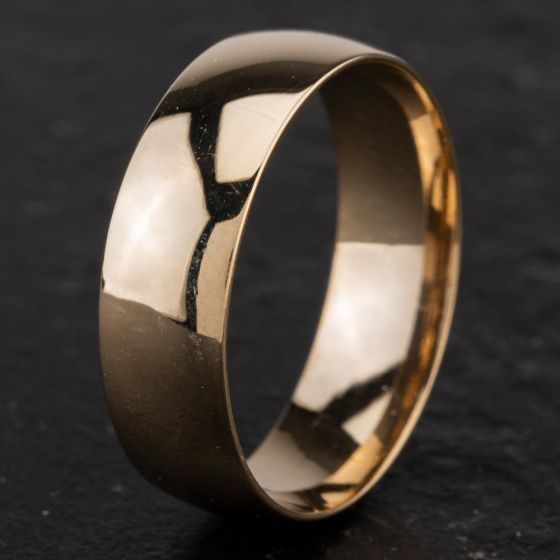 Second Hand 9ct Yellow Gold 6mm Court Wedding Ring 4187167 | T.H. Baker ...