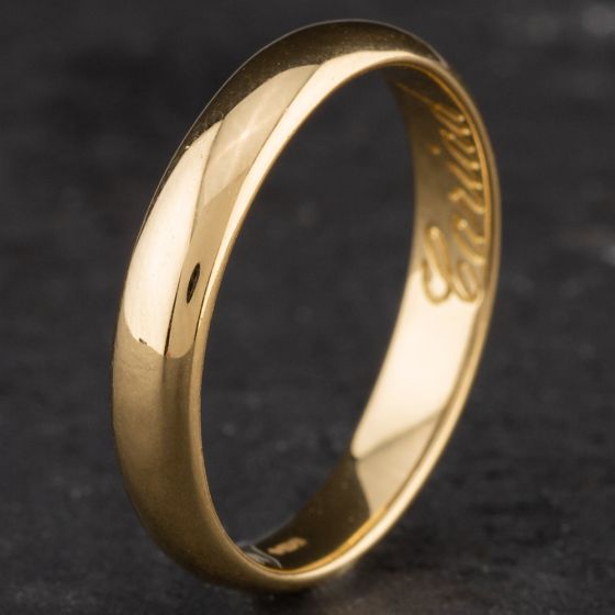 Second Hand 18ct Yellow Gold Plain Wedding Ring 4187305 - thbaker.co.uk