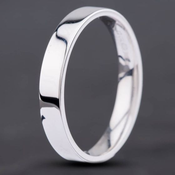 Second Hand 18ct White Gold Plain Wedding Ring 4187532 | T.H. Baker ...