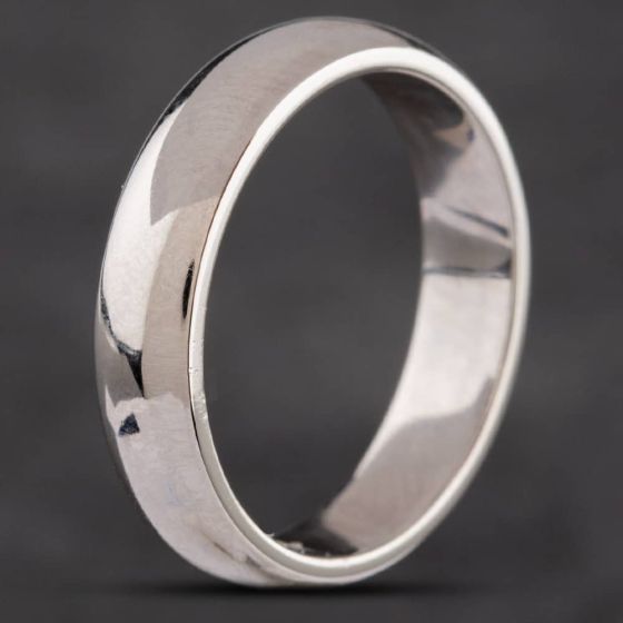 Second Hand Platinum Tiffany & Co. 5mm Plain Wedding Ring - thbaker.co.uk