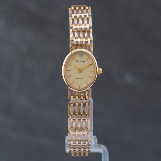 Second Hand Accurist 9ct Yellow Gold Watch - thbaker.co.uk