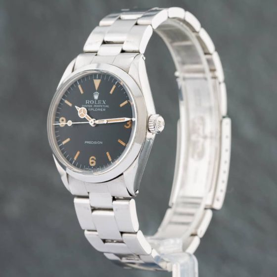 Second Hand Rolex Explorer Precision Vintage Watch 5500 - thbaker.co.uk