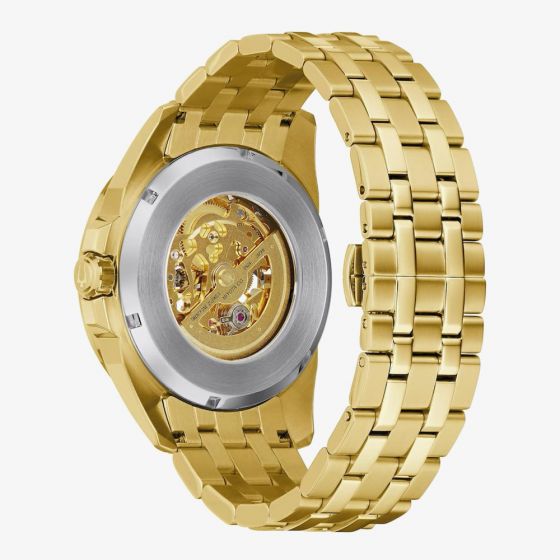 Bulova 97A162 Sutton Skeleton Dial Mens Watch - thbaker.co.uk