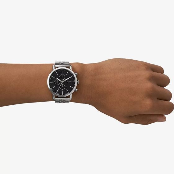 Fossil FS5384 Mens Neutra Black Chronograph Watch - thbaker.co.uk