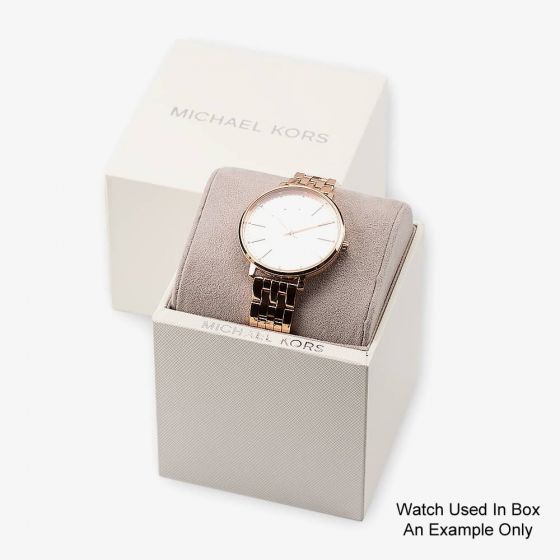 Michael Kors Ladies Ritz Chronograph Two Colour Crystal Bracelet Watch ...