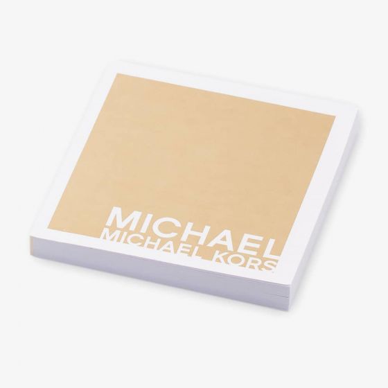 Michael Kors Ladies Darci Mother Of Pearl Dial Crystal Set Bezel Rose ...