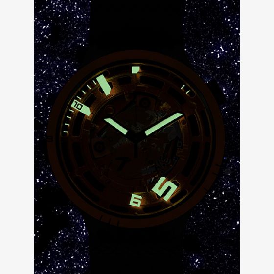 Swatch SB01B127 Big Bold Planets Skeleton Dial Watch - thbaker.co.uk