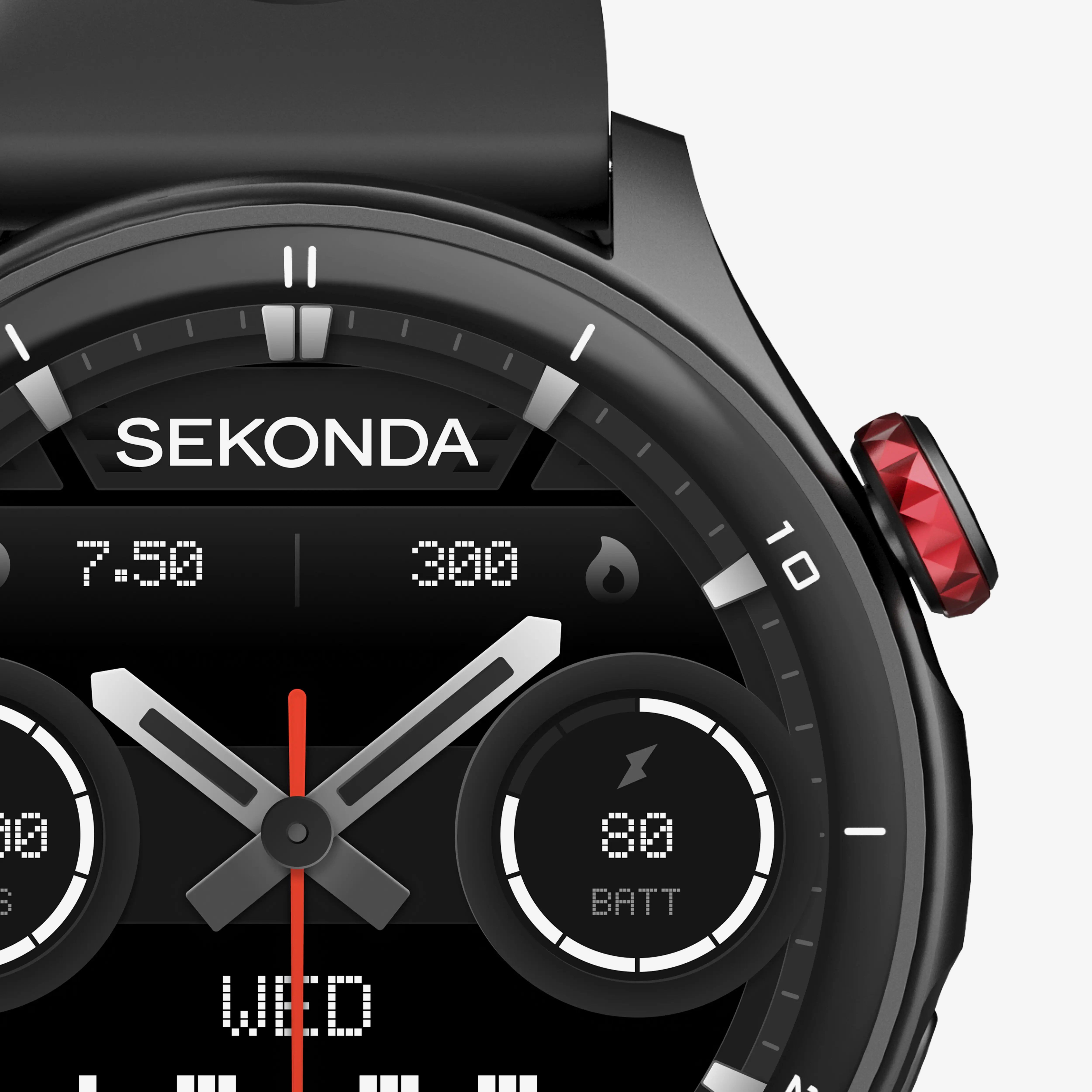 Sekonda 30239 Mens Active Pro Hybrid Black Smartwatch - thbaker.co.uk