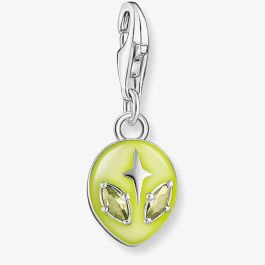 THOMAS SABO 2053-041-4 Green Cubic Zirconia Yellow Alien Charm ...